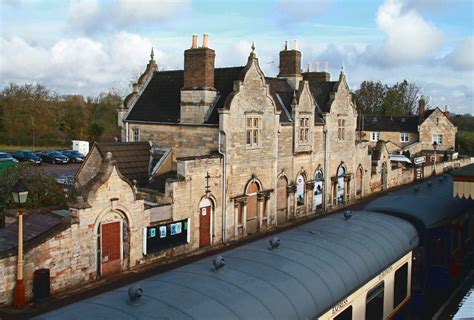 Main Building Wansford Railway Station Peterborough Cambridgeshire Photo Wansford Station