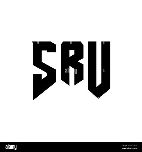 Sru Letter Logo Design For Technology Company Sru Logo Design Black
