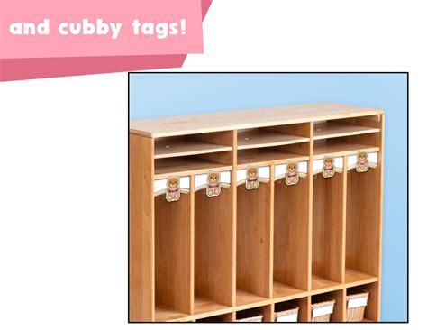 Editable Valentine Cubby Tags Winter Cubby Name Tags Made By Teachers