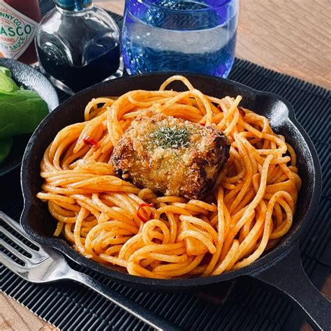 ピリ辛ケチャマヨパスタ（ブロコロのせ） Asのお料理記録