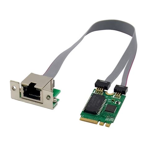 Mini Pcie Network Card M 2 A E To Rtl8111f Gigabit Ethernet Card Single