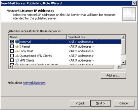 How To Publish Exchange 2010 POP3 With ISA Server 2006