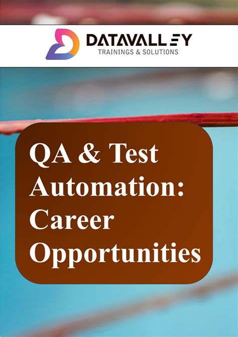 Ppt Qa And Test Automation Career Opportunities Powerpoint