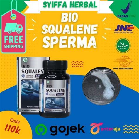 Promo Obat Penyubur Sperma Pria Pengental Sperma Kosong Bio Squalene 30