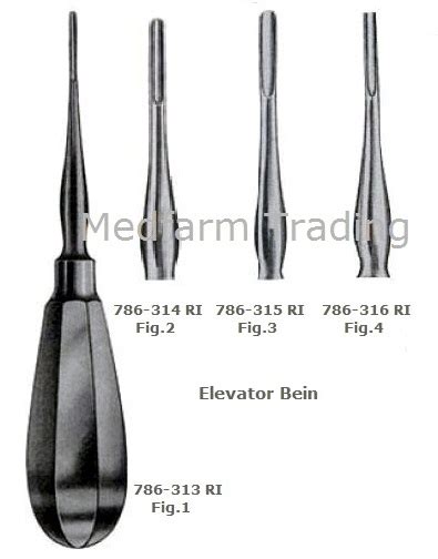 Elevator Dentar Bein Instrumentar Medical De Top