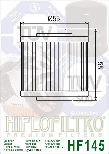 HF145 Фильтр масляный HIFLO | MOTUL-MARKET