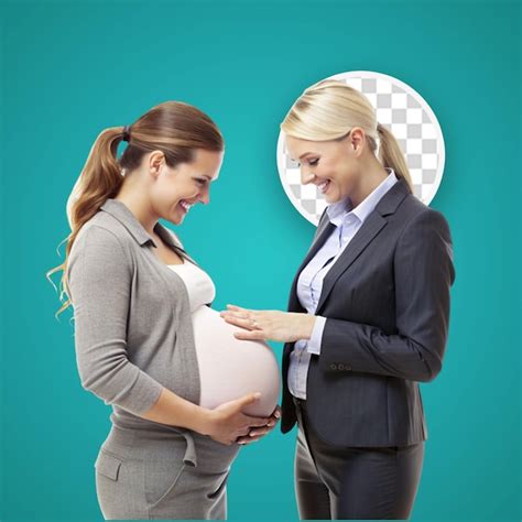 Premium Psd Pregnant Woman Examining By Gynecologist