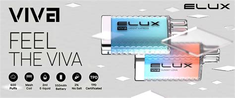 Elux Viva Disposable Vape Kit Vape Uk
