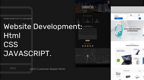 Create Html5 Css3 Javascript Responsive Website Pages By Amnashahidtech Fiverr