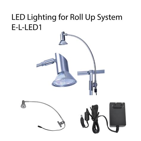 Led Lighting For Roll Up System Stands And Signs
