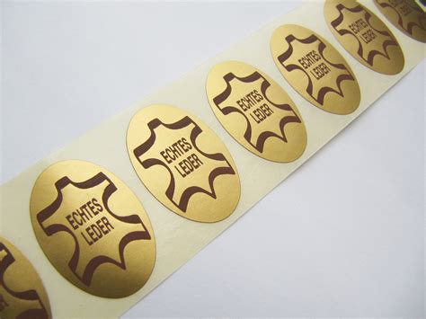 Echtes Leder Etiketten Selbstklebend In Spendebox By Erna Shop