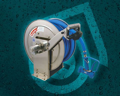 Wash Down Hose Reels 20m And 30m Retractable Stainless Steel