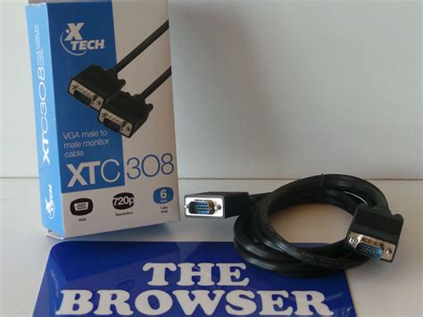 Xtech Vga Male To Male Monitor Cable Casnv