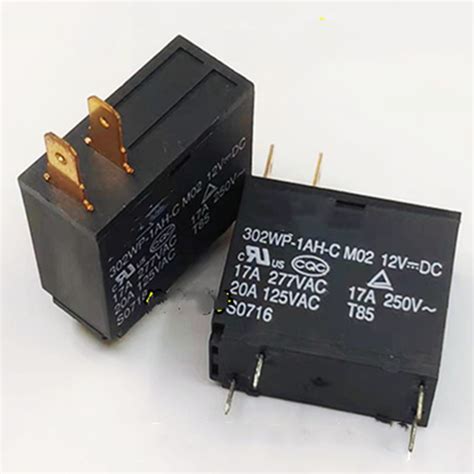 Relay 302WP-1AH-C-M02 12VDC 17A 4-Pin Water Heater Microwave Oven High ...
