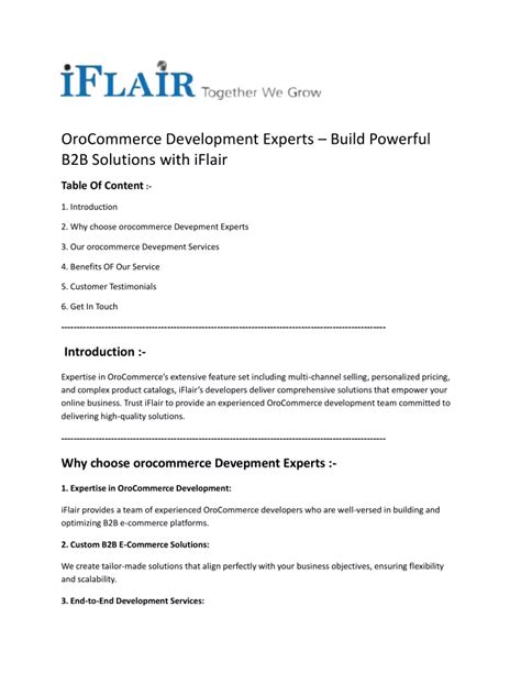 Ppt Orocommerce For Your E Commerce Development Powerpoint Presentation Id13632905