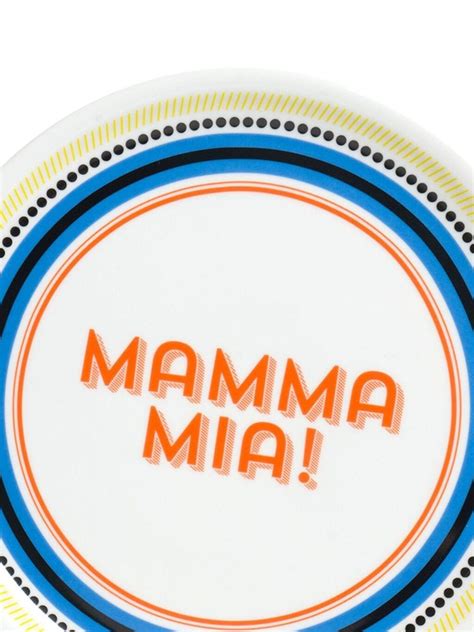Bitossi Home 6 Piece Mamma Mia Pizza Plate Set White Farfetch
