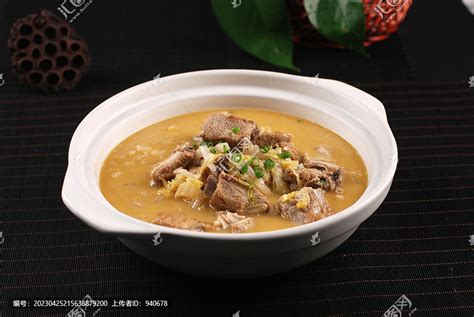 酸菜炖排骨 中国菜系 食品餐饮 摄影素材 汇图网www huitu