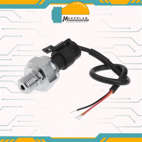 Pressure Transducer Transmitter Sensor G1 4 Stainless Steel Makerlab Electronics