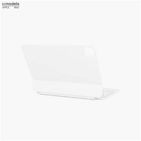Apple Magic Keyboard 2024 White 3d Model Download Computer