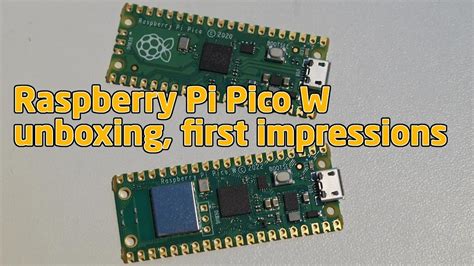 Raspberry Pi Pico W Unboxing And Comparison