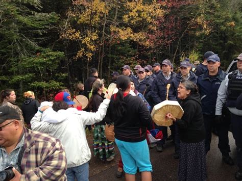 Mounties May Have Broken Law During N B Anti Fracking Protests Says