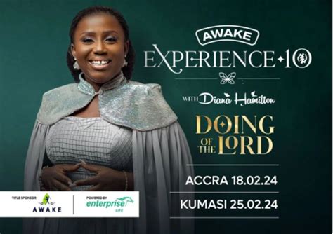 Diana Hamilton launches 10th Awake Experience - Adomonline.com