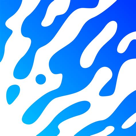 Blue Color Of Wave Blue Liquid Gradient Abstract Wavy Design Element Fluid Graphic Shape
