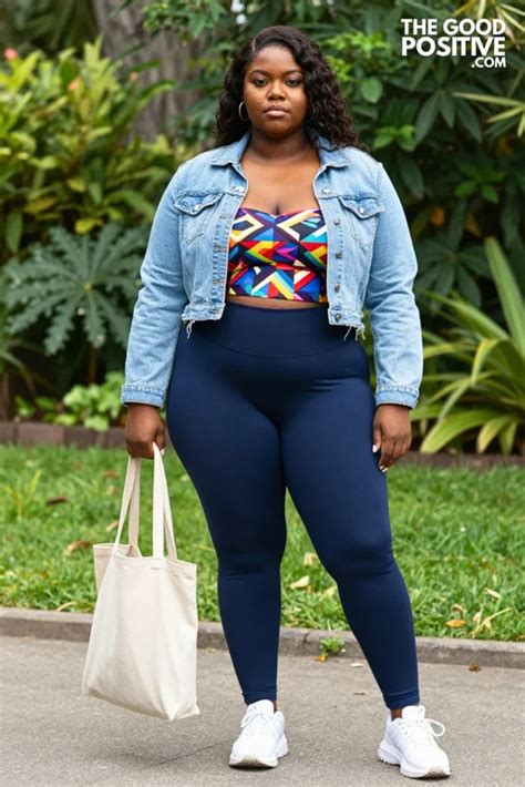 17 Plus Size Summer Legging Outfits Curvy Woman Will Love