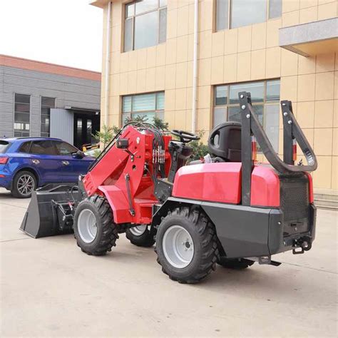 Multifunctional Mini Front End Wheel Loader With 1000kg Capacity Telescopic Capacity