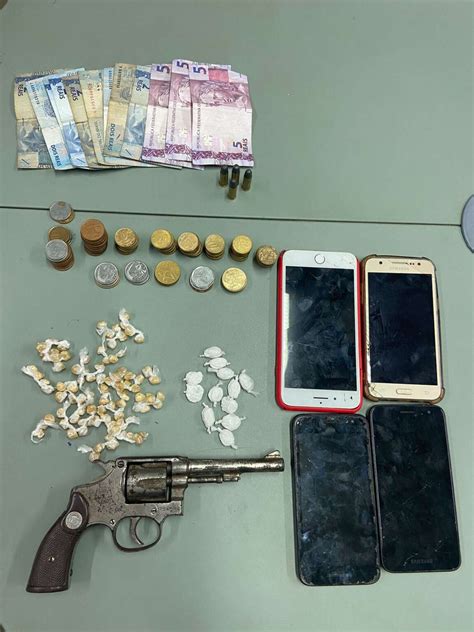 Pcce Prende Em Flagrante Suspeito Em Posse De Arma E Drogas Em