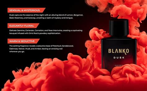 Buy BLANKO By KING Dusk Luxury Perfume For Men 100ml With Patchouli Amber Musk Scent Solid