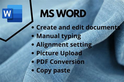 Create Ms Word Related All Document Creation And Typing By Nasheef Nizar Fiverr