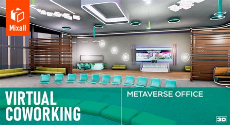 Virtual Coworking Metaverse Office In Environments Ue Marketplace