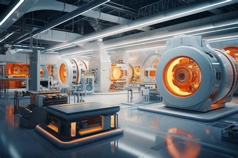 Premium Photo Future Concept Smart Factory Workshop Work Background