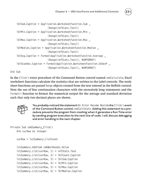 Excel Vba Programing Deivas Tips And Tricks Page 244 Flip Pdf