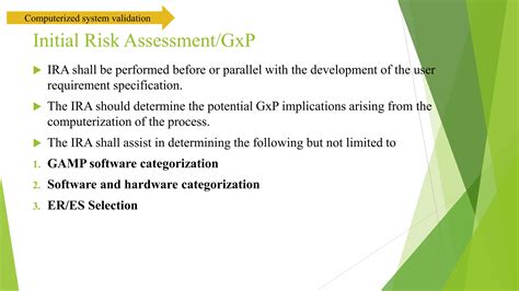 Computerized System Validation Pptx