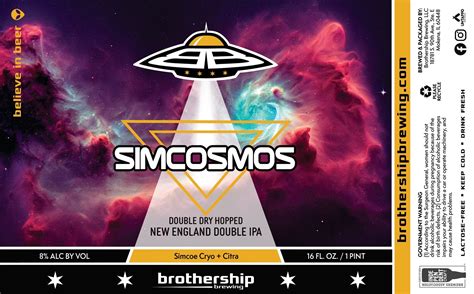 Brothership Brewing Simcosmos Orange And Brew Bottle Shop