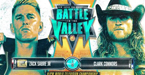 Njpw World Television Title Match Added To Njpw Battle In The Valley