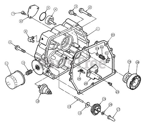 Cub Cadet 2146 13a 224f100 Cub Cadet Garden Tractor Gearcase Parts Lookup With Diagrams