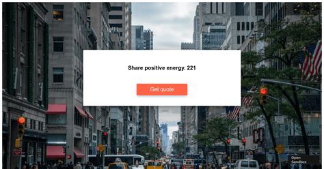 Quote Generator React Codesandbox