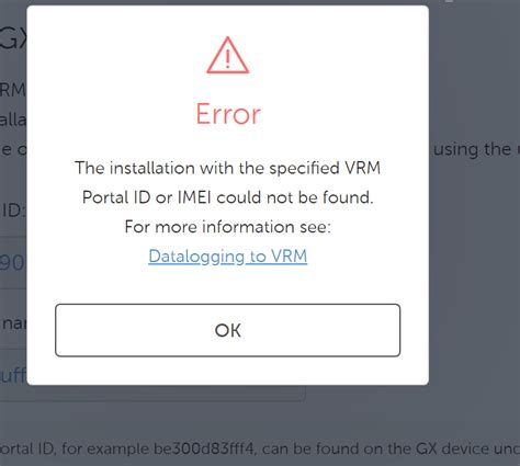 VRM Installation Problem VictronEnergy