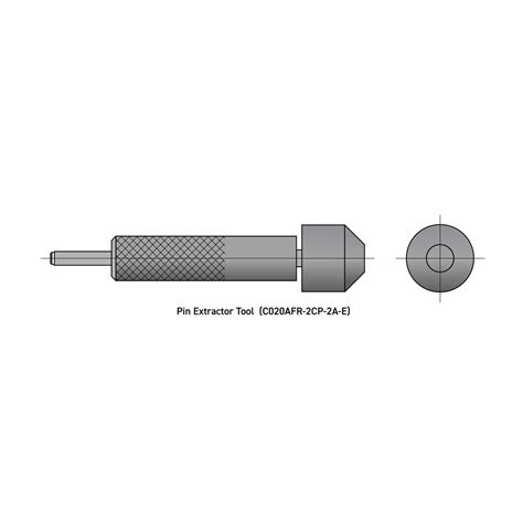 Pin Extractor Tool For Scorpion Connectors With Crimp Pins C020afr