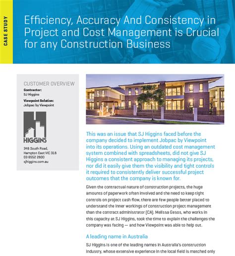 Complete Construction Management With Jobpac Connect™ By Viewpoint