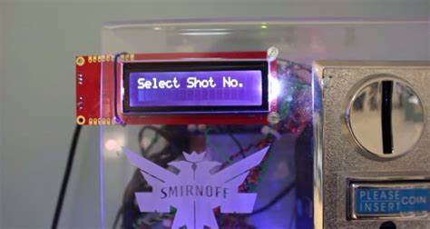 Arduino Drink Dispenser Turns Quarters Into Liquid Courage Hackaday