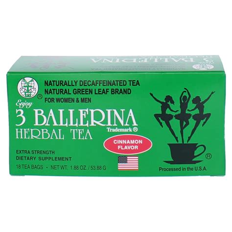 3 Ballerina Herbal Tea Men And Women Dieters Drink Extra Strength