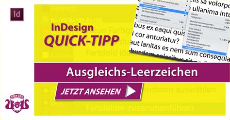 Tumbnail Quicktipp Ausgleichs Leerzeichen Fb InDesign Blog