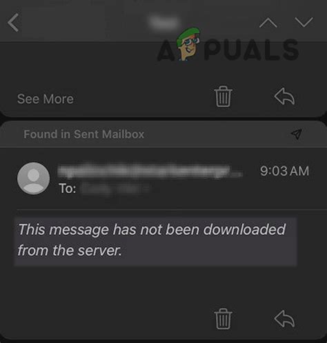 How To Fix This Message Has Not Been Downloaded From The Server Error