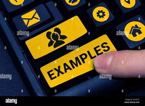 Text Caption Presenting Examples Business Showcase Photo Sample Model