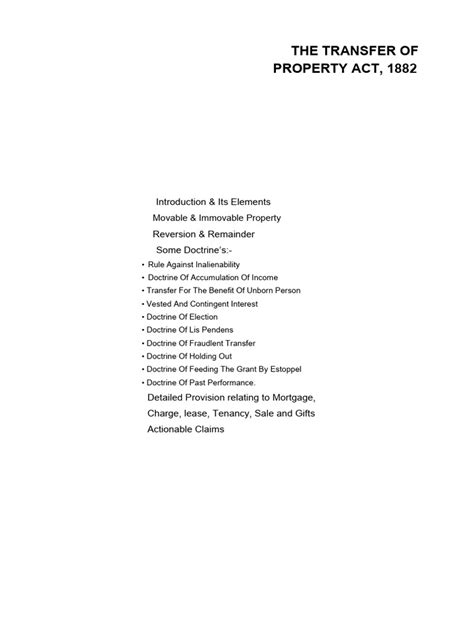 Tpa Notes In Englishlawforcivilservices Pdf Mortgage Law Law And Economics