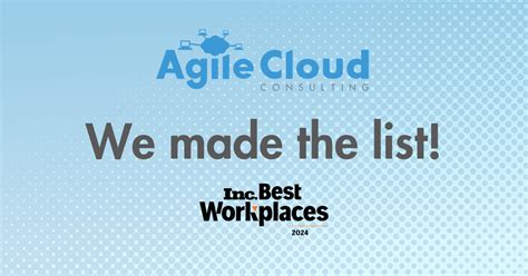Agile Cloud Consulting Ranks Among Highest Scoring Businesses On Incs